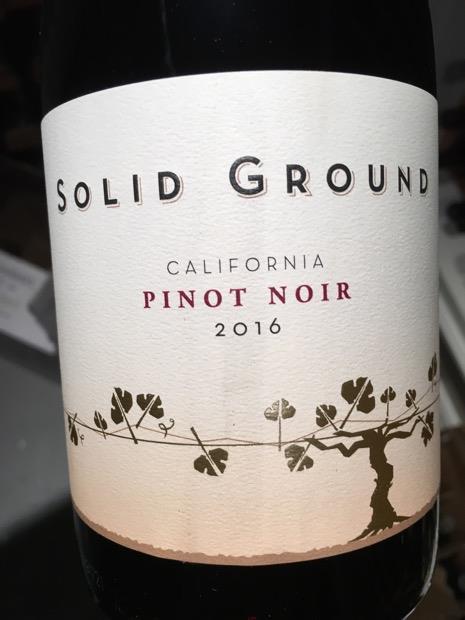 2020 Solid Ground Pinot Noir, USA, California - CellarTracker
