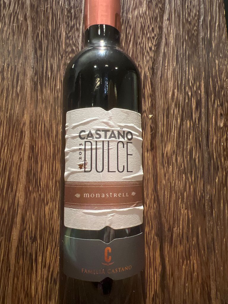 2013 Bodegas Castaño Monastrell Dulce, Spain, Murcia, Yecla - CellarTracker
