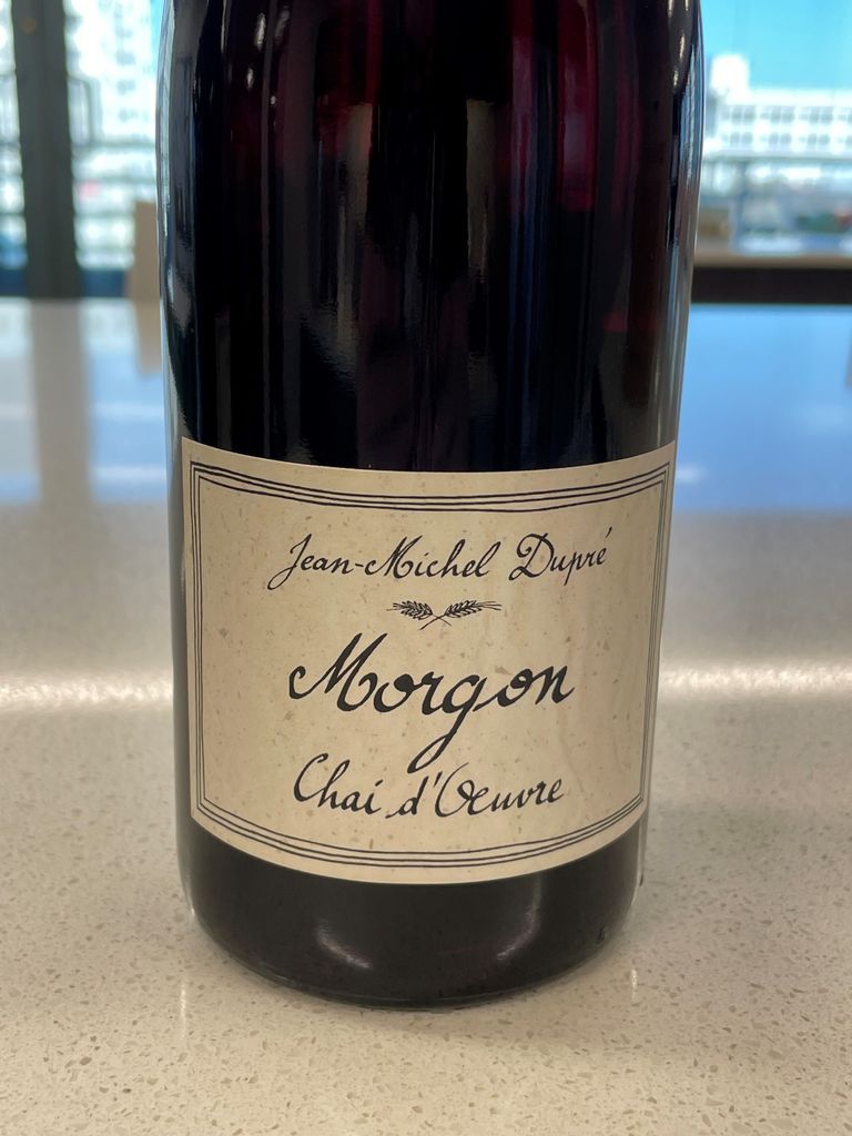 2023 Jean-Michel Dupré Morgon Chai d'Oeuvre, France, Burgundy ...