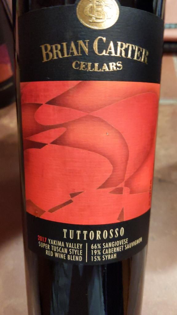 2017 Brian Carter Cellars Tuttorosso, USA, Washington, Columbia Valley ...