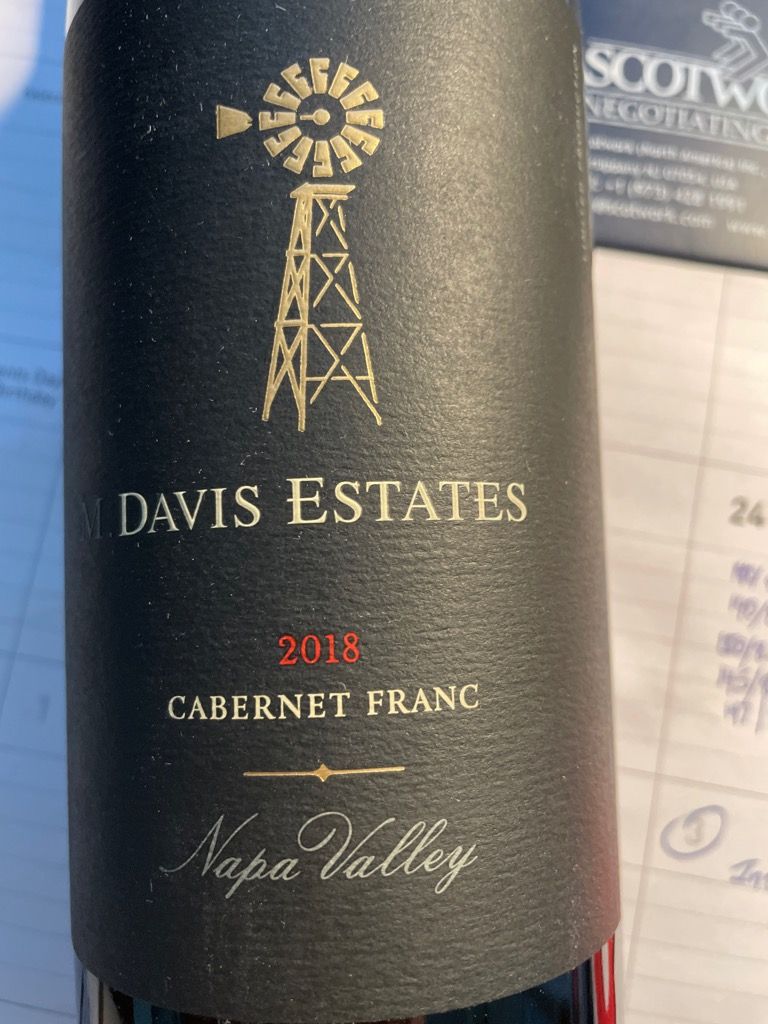 2018 Davis Estates Cabernet Franc, USA, California, Napa Valley ...