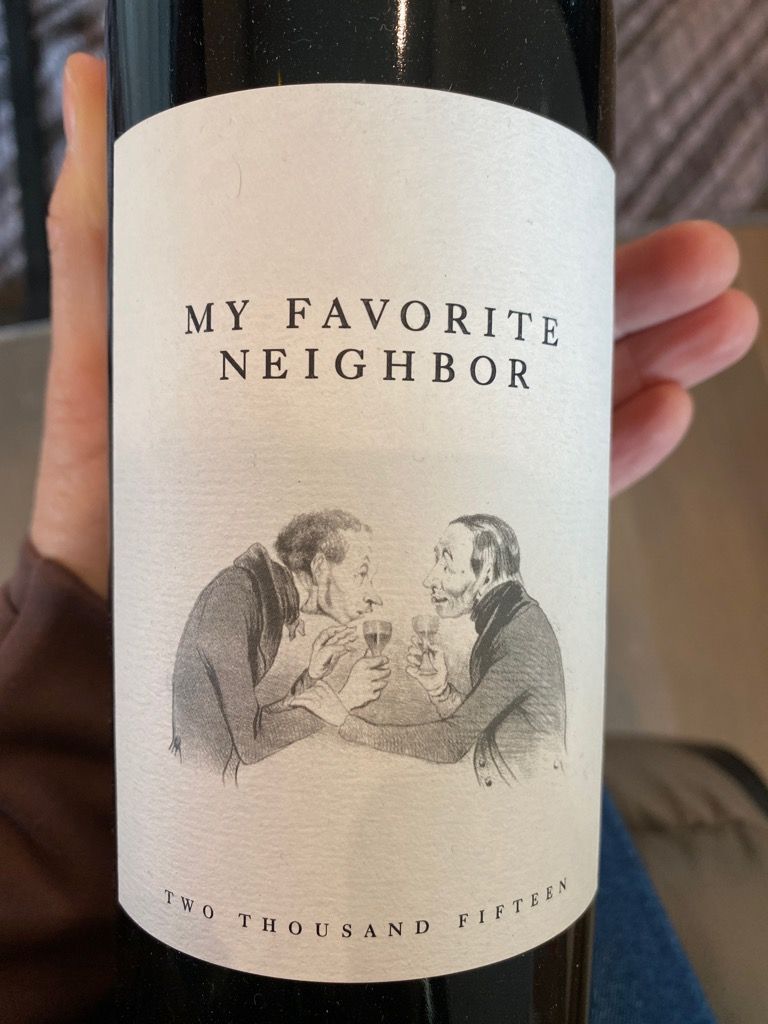 2015 My Favorite Neighbor Blanc, USA, California, Central Coast, Paso ...