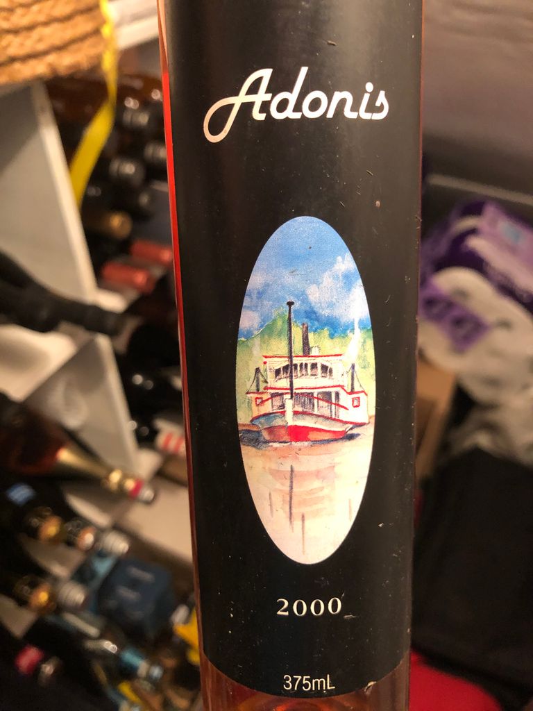 2000 Morrisons Riverview Winery Adonis Late Harvest Sauvignon Blanc ...