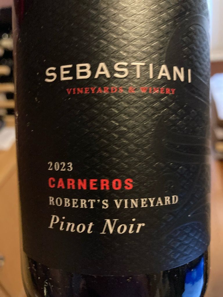 2023 Sebastiani Vineyards & Winery Pinot Noir Robert's Vineyard, USA ...
