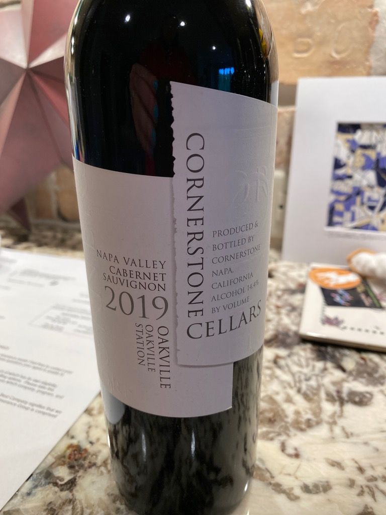 2019 Cornerstone Cellars Cabernet Sauvignon Oakville Station, USA ...