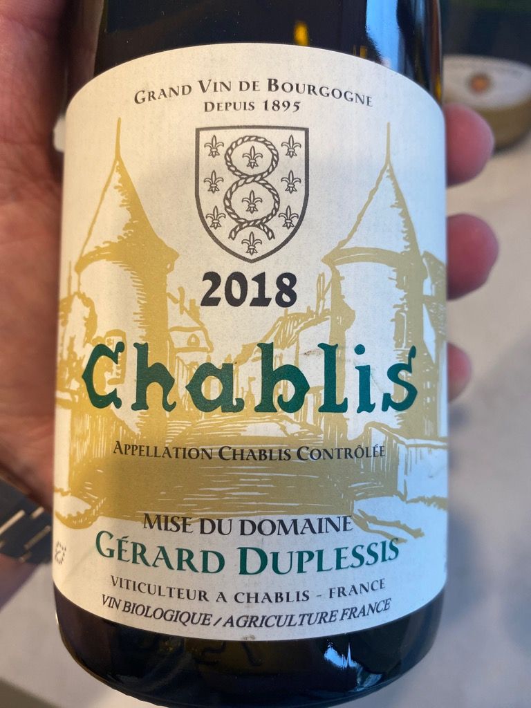 2020 Caves Duplessis Chablis 1er Cru Fourchaume, France, Burgundy ...