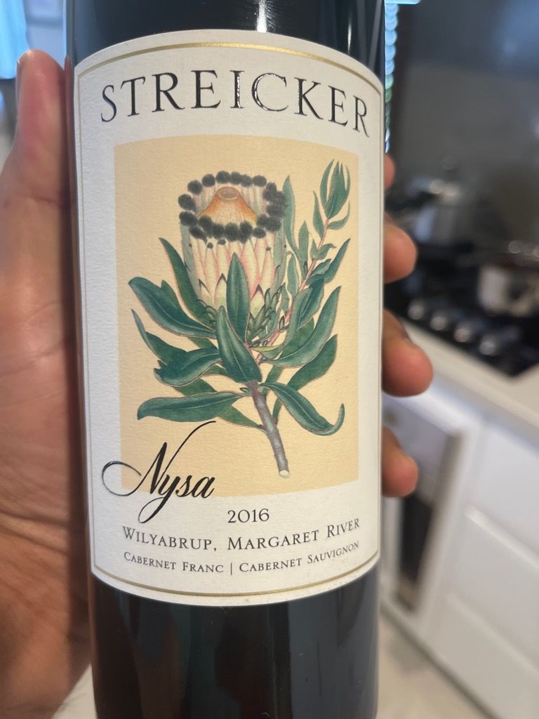 2016 Streicker Cabernet Franc Cabernet Sauvignon Nysa Wilyabrup, Australia, Western Australia ...