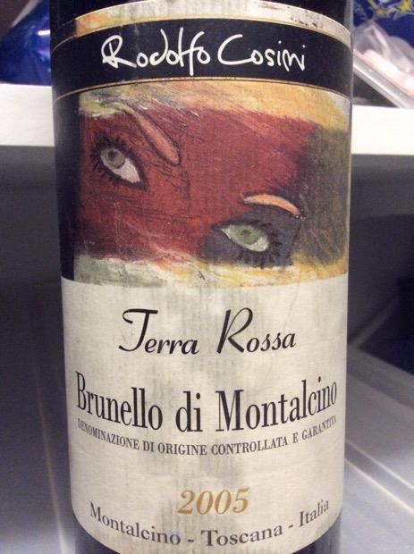 2004 Rodolfo Cosimi Brunello di Montalcino Terra Rossa, Italy, Tuscany ...