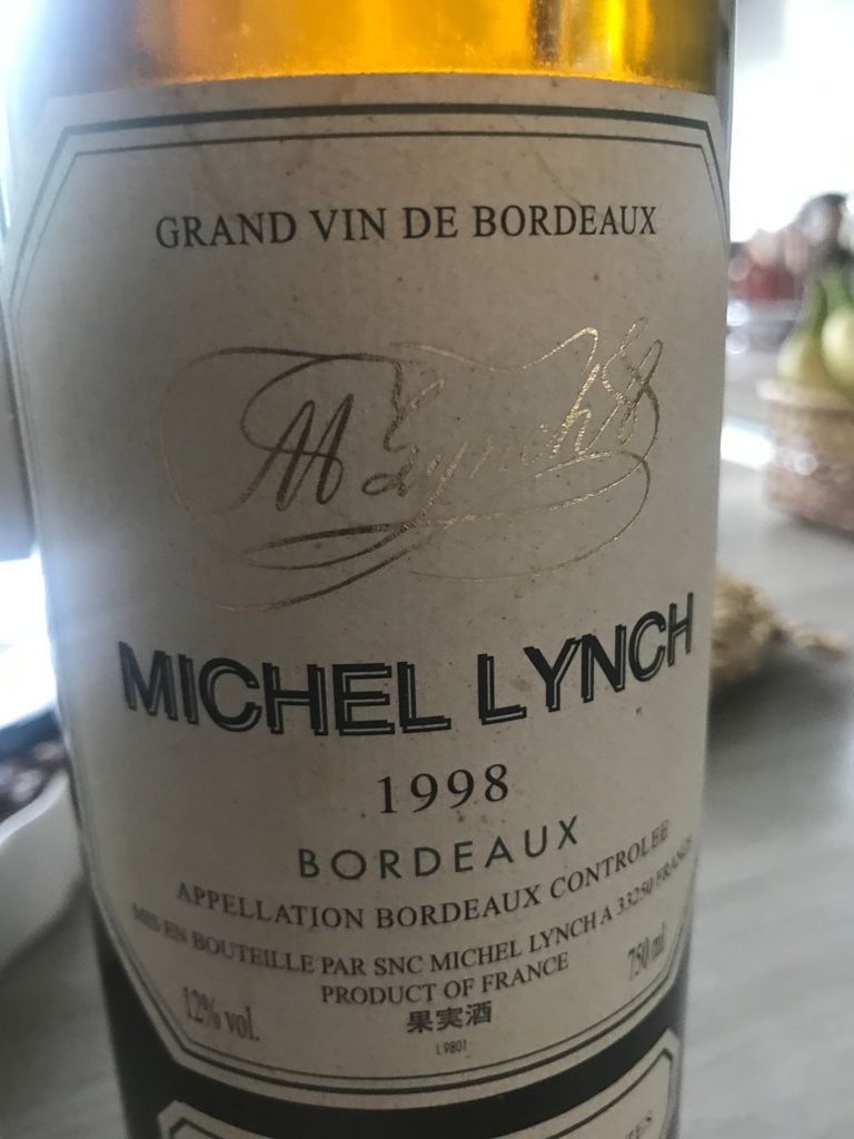 1990 Michel Lynch Sauvignon Blanc Bordeaux, France, Bordeaux ...