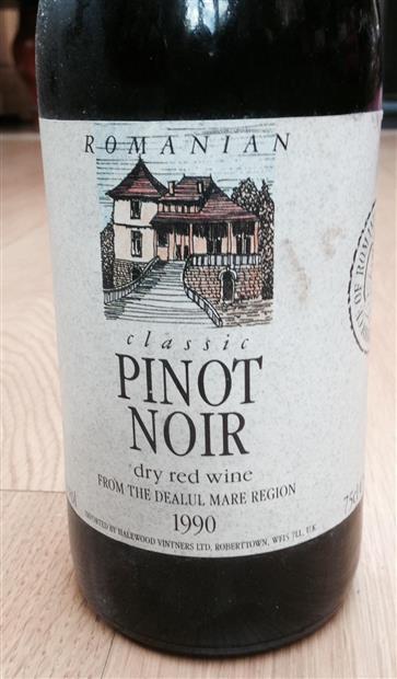 1990 Murfatlar Pinot Noir Romanian Legacy, Romania - CellarTracker