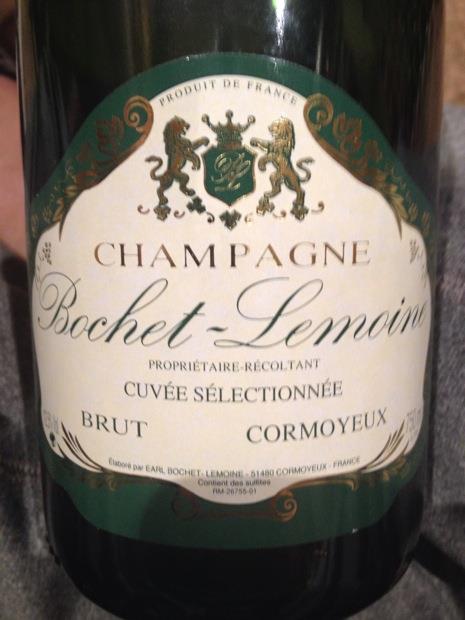 NV Bochet-Lemoine Champagne Cuvée Sélectionée Brut, France, Champagne ...