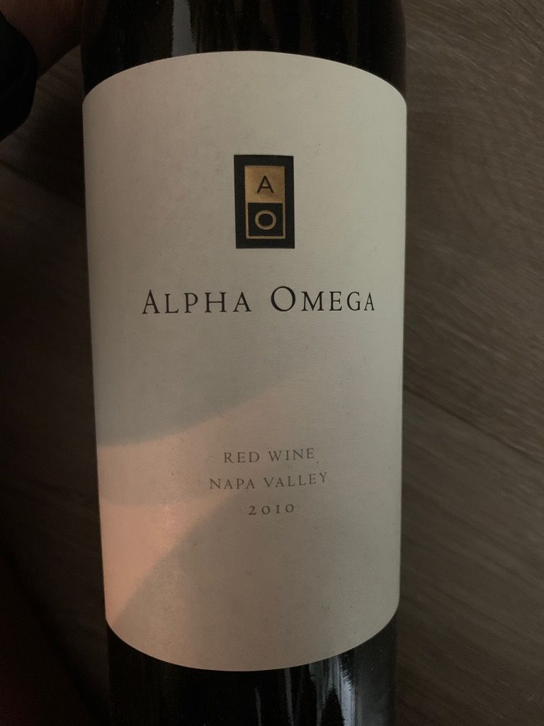 2010 Alpha Omega Red Wine, USA, California, Napa Valley - CellarTracker