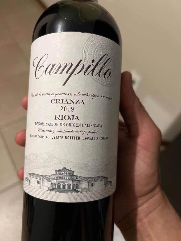 2019 Bodegas Campillo Rioja Crianza, Spain, La Rioja, Rioja - CellarTracker