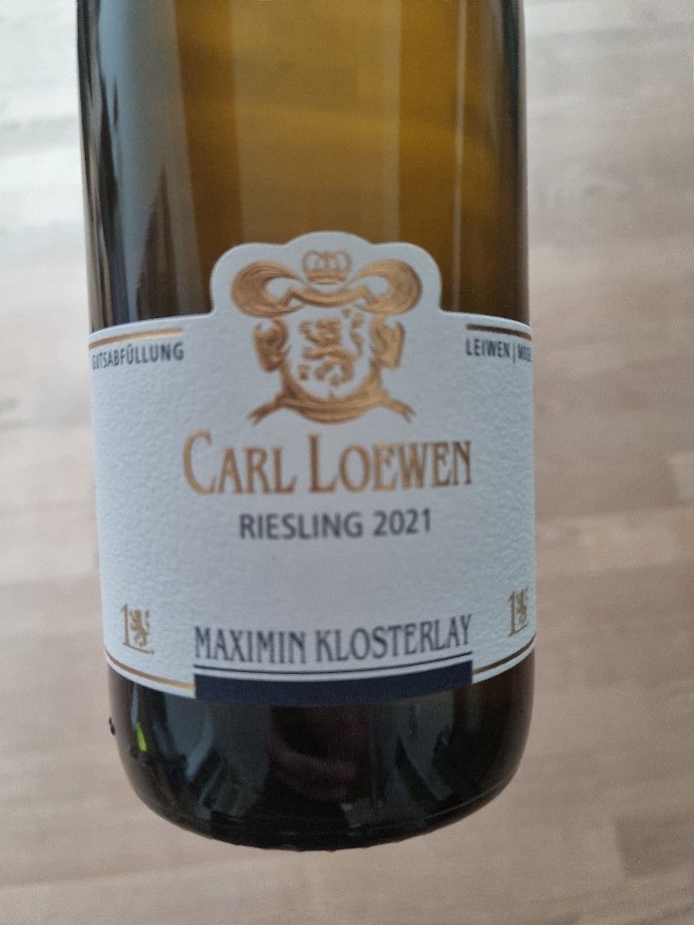 2018 Carl Loewen Detzemer Maximiner Klosterlay Riesling Christopher's ...