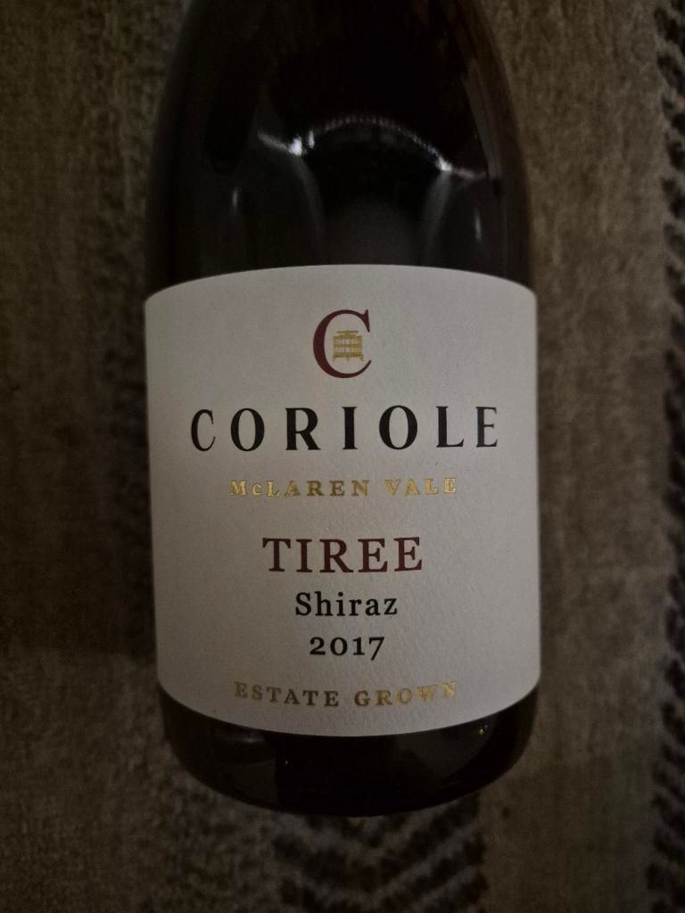 2017 Coriole Shiraz Tiree, Australia, South Australia, Fleurieu ...