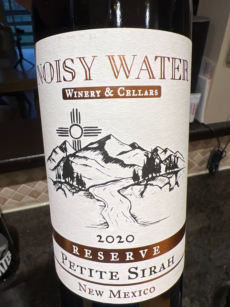 2018 Noisy Water Winery Petite Sirah Reserve New Mexico Vineyards, USA ...