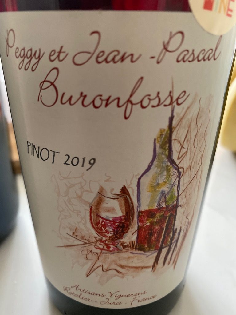 2022 Peggy et Jean Pascal Buronfosse Pinot Noir Côtes du Jura, France ...