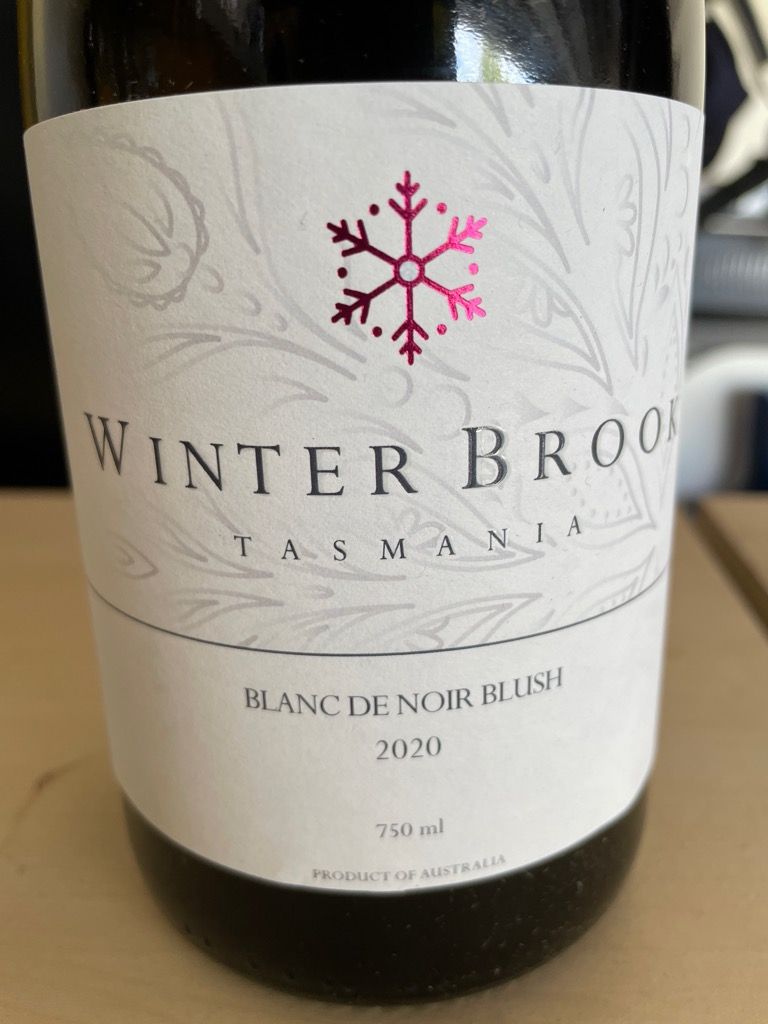 2020 Winter Brook Blanc de Noir, Australia, Tasmania, Tamar Valley ...