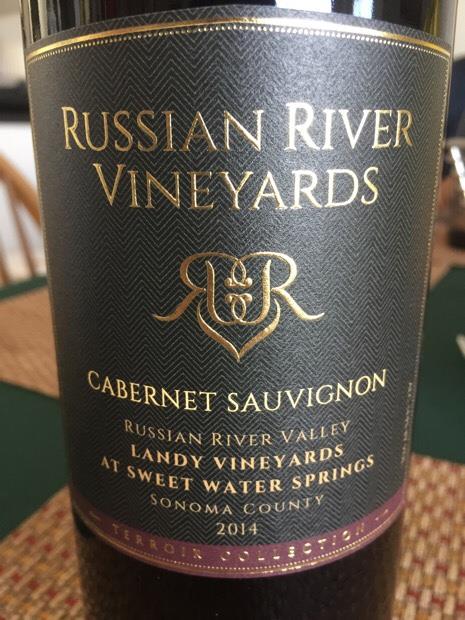 2014 Russian River Vineyards Cabernet Sauvignon Landy Vineyards at ...
