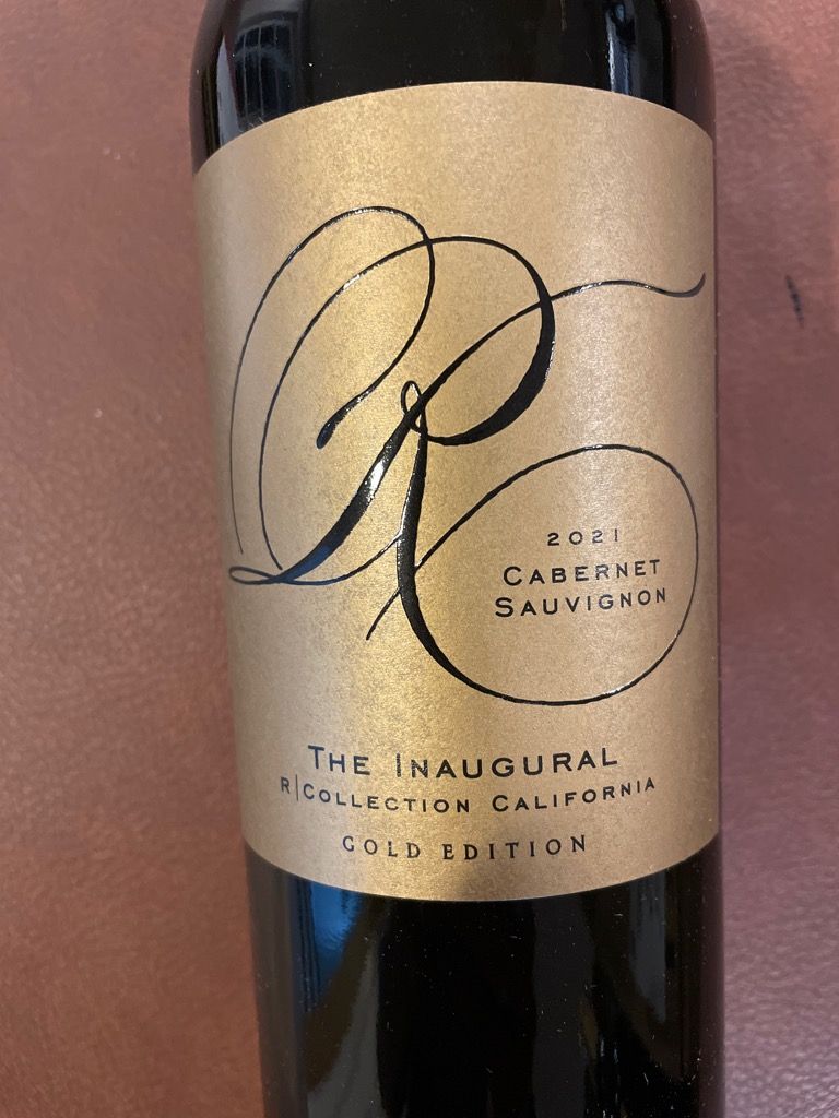 2021 Raymond Cabernet Sauvignon R Collection "The Inaugural" Gold ...