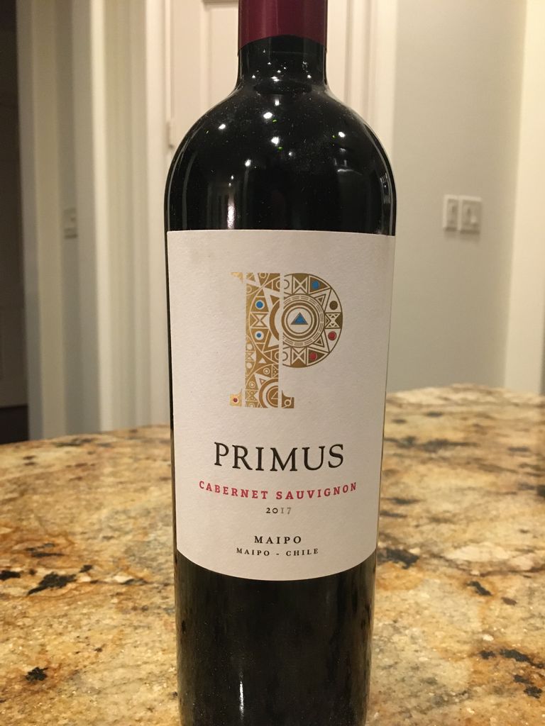 2019 Veramonte Cabernet Sauvignon Primus, Chile, Maipo Valley ...
