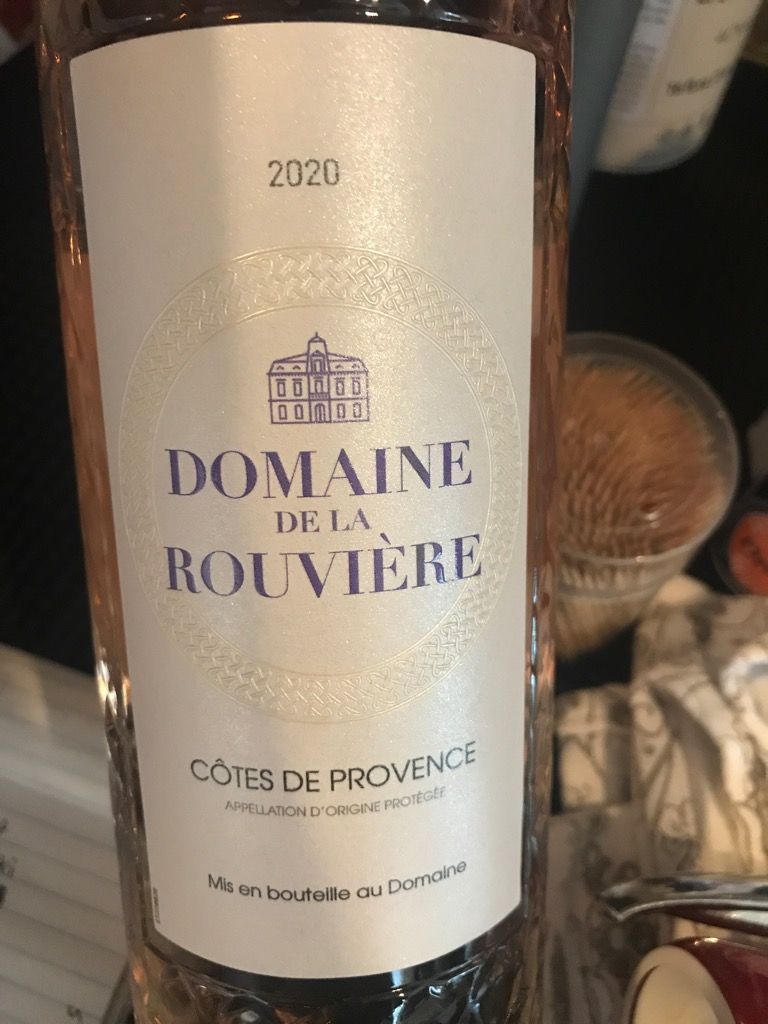 2021 Domaine de la Rouviere Côtes de Provence Rosé, France, Provence ...