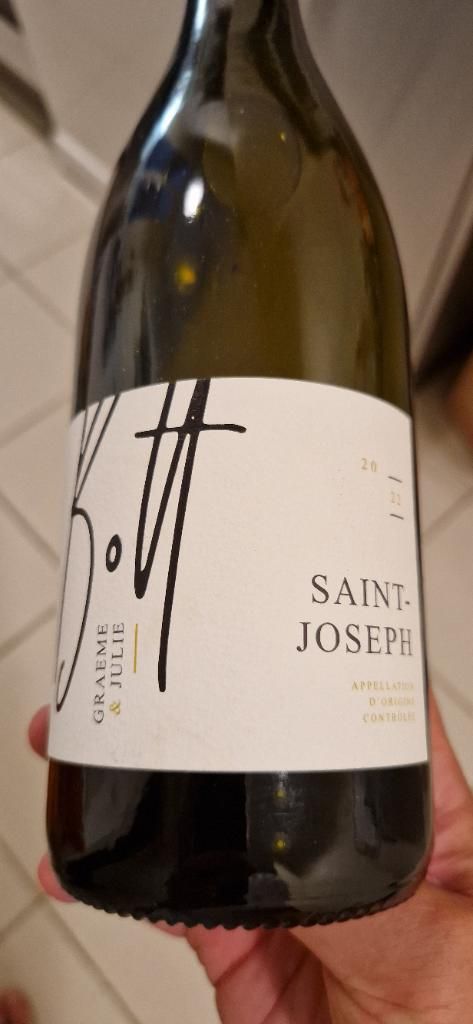 2022 Graeme & Julie Bott St. Joseph Blanc, France, Rhône, Northern ...