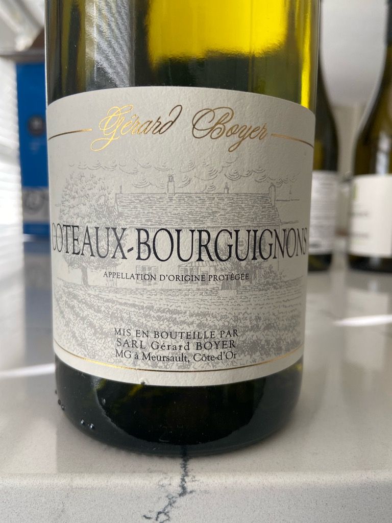 2023 Gérard Boyer Coteaux Bourguignons Blanc, France, Burgundy, Coteaux ...