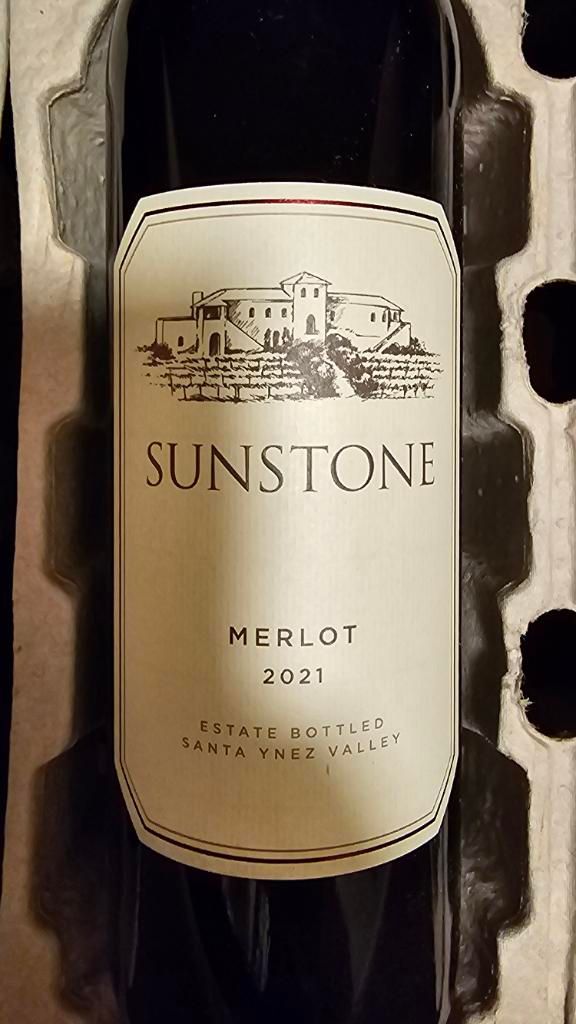2021 Sunstone Vineyards and Winery Merlot Estate, USA, California ...