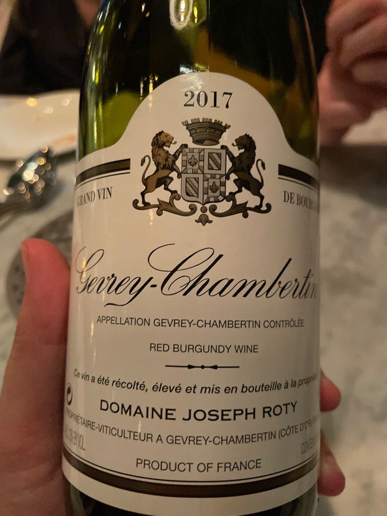 2017 Domaine Joseph Roty Gevrey-Chambertin, France, Burgundy, Côte de ...