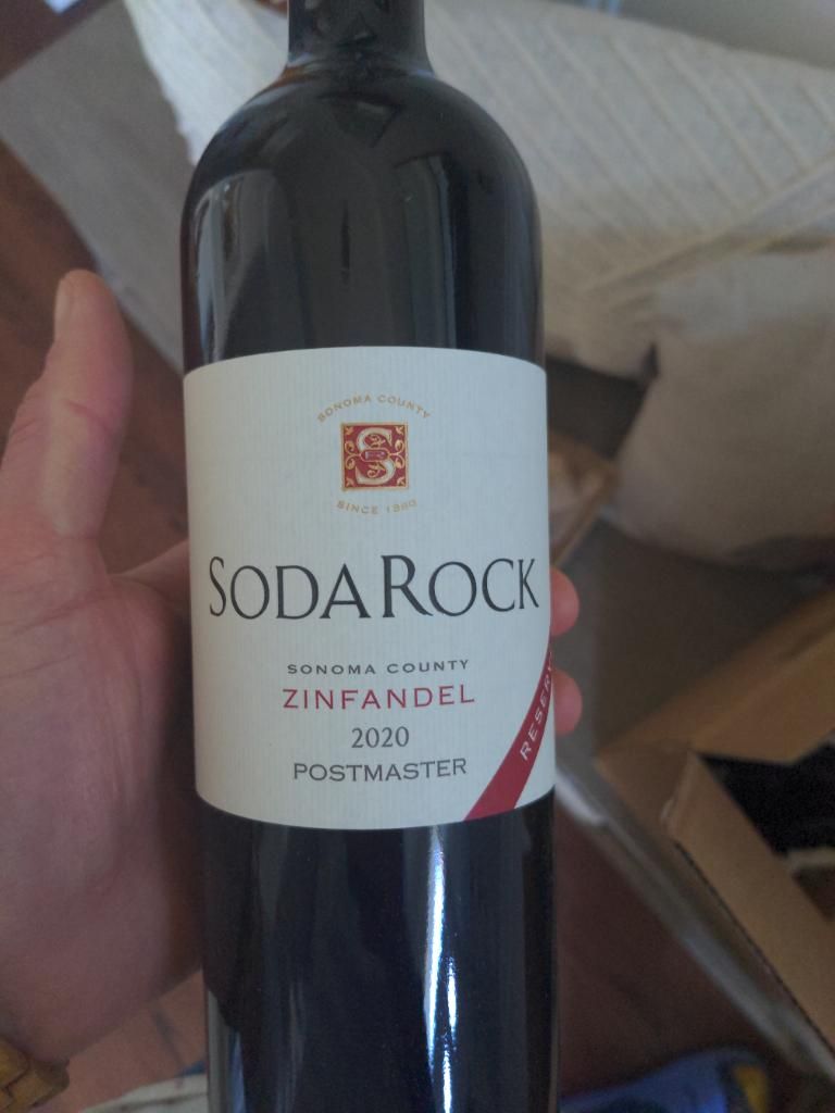 2020 Soda Rock Winery Zinfandel Postmaster Reserve, USA, California ...