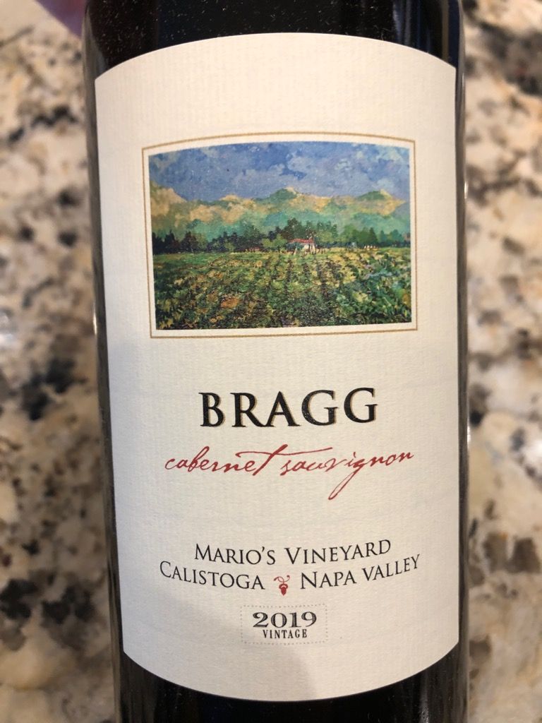 2019 Bragg Vineyards Cabernet Sauvignon Mario's Vineyard, USA ...