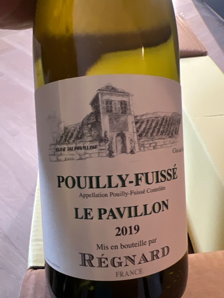 2019 Regnard Pouilly-Fuissé Le Pavillon, France, Burgundy, Mâconnais ...