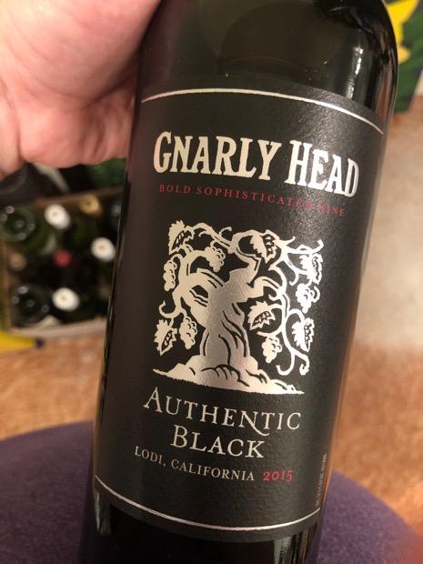 2015 Gnarly Head Authentic Black, USA, California, Central Valley, Lodi ...