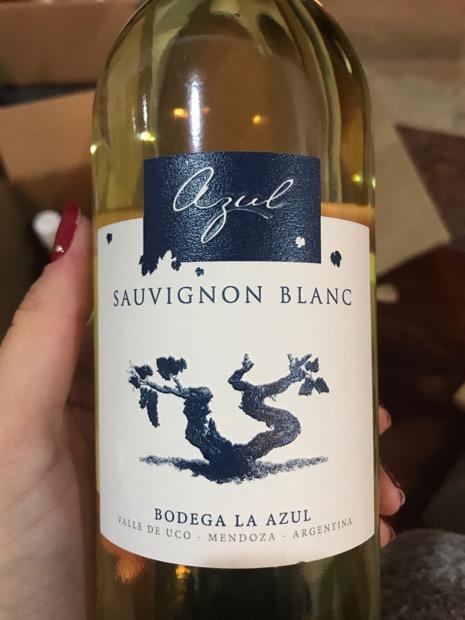 2018 Bodega la Azul Sauvignon Blanc Valle del Uco, Argentina, Mendoza ...