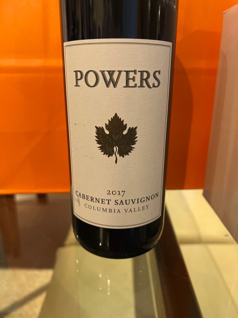 2017 Powers Cabernet Sauvignon, USA, Washington, Columbia Valley ...