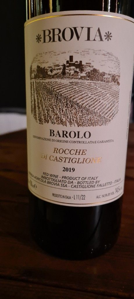 2019 Fratelli Brovia Barolo Rocche di Castiglione, Italy, Piedmont ...