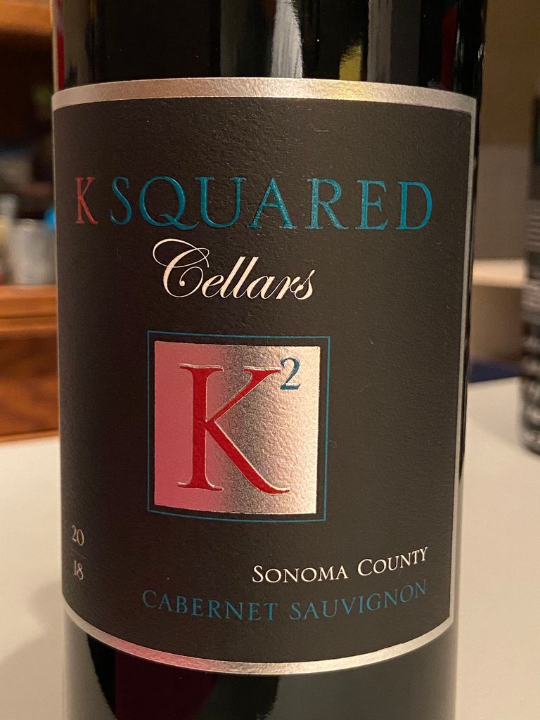 2019 K Squared Cellars Cabernet Sauvignon, USA, California, Sonoma County - CellarTracker