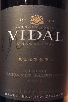 2012 Vidal Estate Merlot-Cabernet Reserve, New Zealand, North Island ...