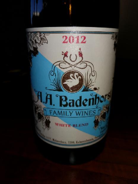 2012 Badenhorst Family Wines White Blend, South Africa, Coastal Region ...