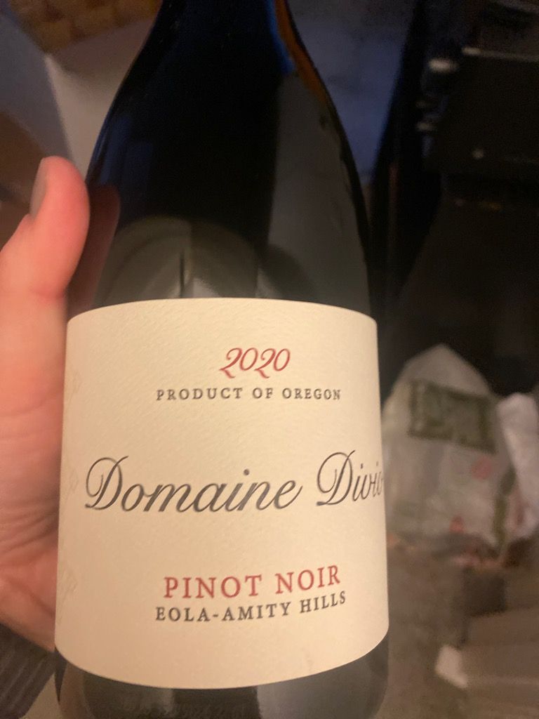 2020 Domaine Divio Pinot Noir Eola - Amity Hills, USA, Oregon ...