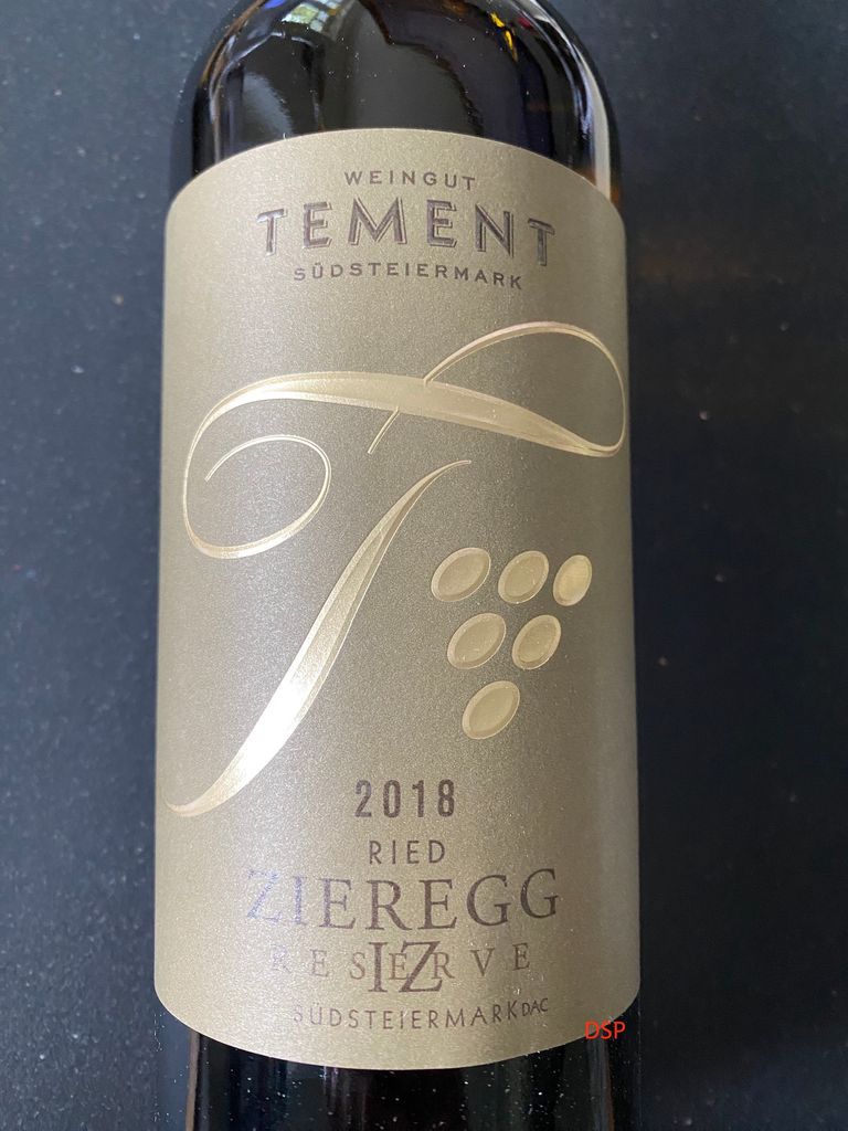 2019 Tement Sauvignon Blanc IZ Reserve Ried Zieregg, Austria, Styria ...