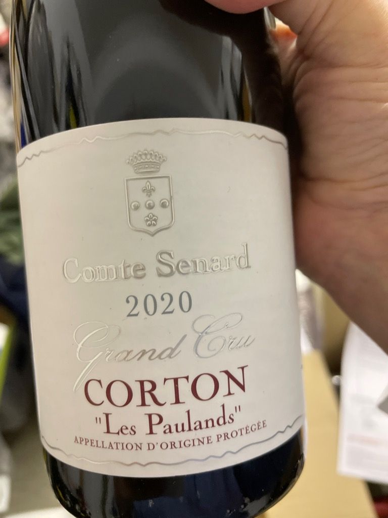 2021 Comte Senard Corton-Les Paulands, France, Burgundy, Côte de Beaune ...