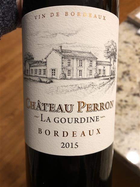 2015 Château Perron la Gourdine, France, Bordeaux - CellarTracker