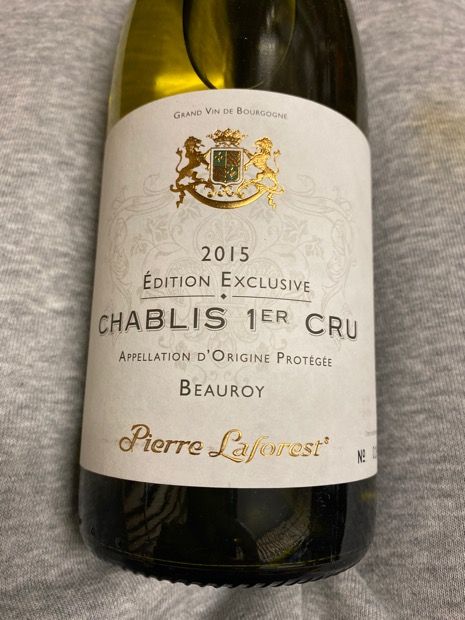 1979 Pierre Laforest Chablis 1er Cru Beauroy, France, Burgundy, Chablis ...