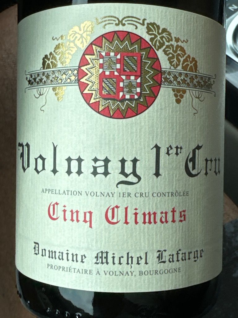 2021 Domaine Michel Lafarge Volnay 1er Cru, France, Burgundy, Côte de ...