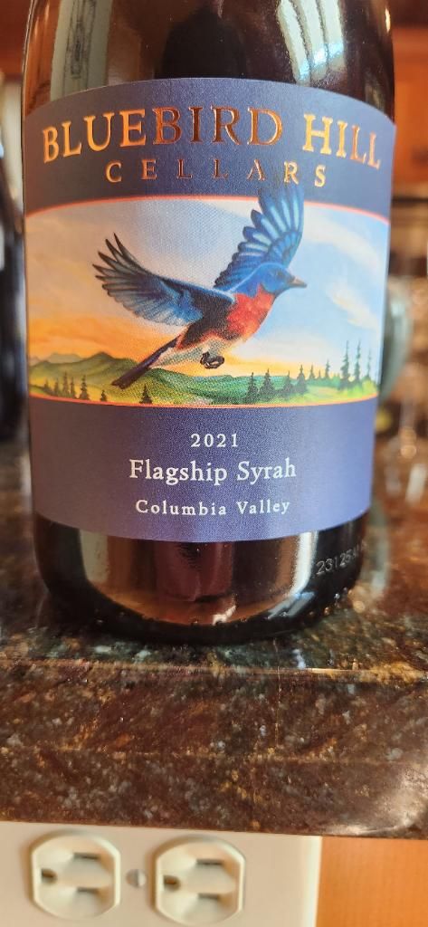 2021 Bluebird Hill Cellars Syrah, USA, Washington, Columbia Valley ...