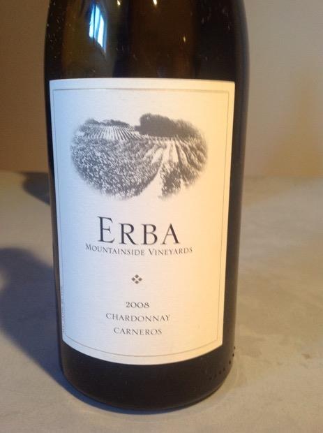2008 Erba Mountainside Vineyards Chardonnay, USA, California, Napa ...