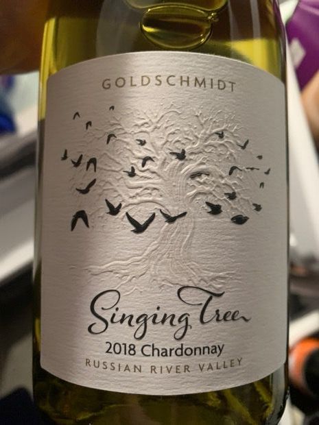 2018 Goldschmidt Vineyard Chardonnay Singing Tree, USA, California ...