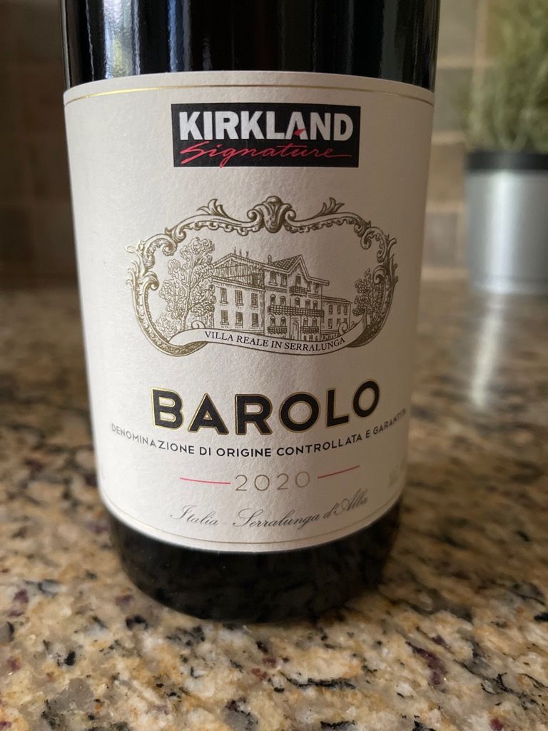 2020 Kirkland Signature Barolo, Italy, Piedmont, Langhe, Barolo - CellarTracker